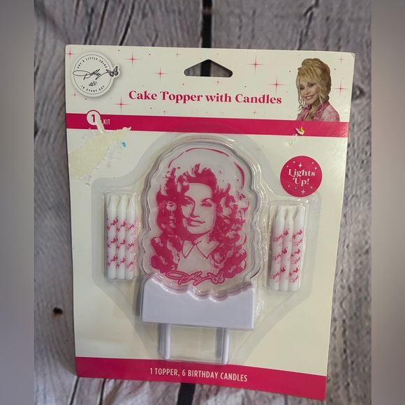 Dolly Parton | Party Supplies | Dolly Parton Light Up Cake Topper With ...